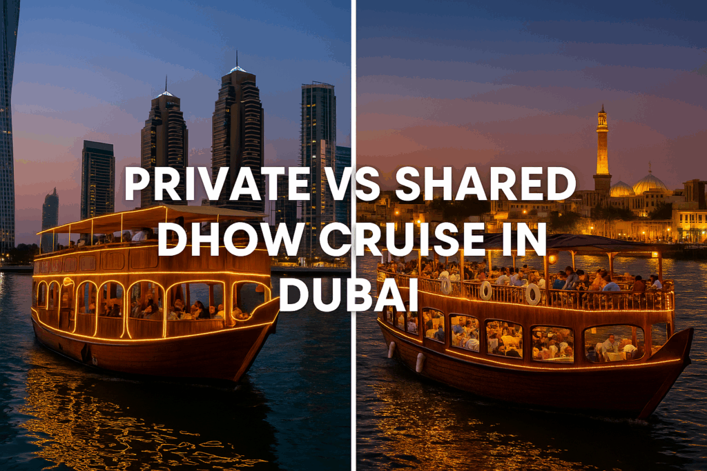 Private vs Shared Dhow Cruise in Dubai 2026